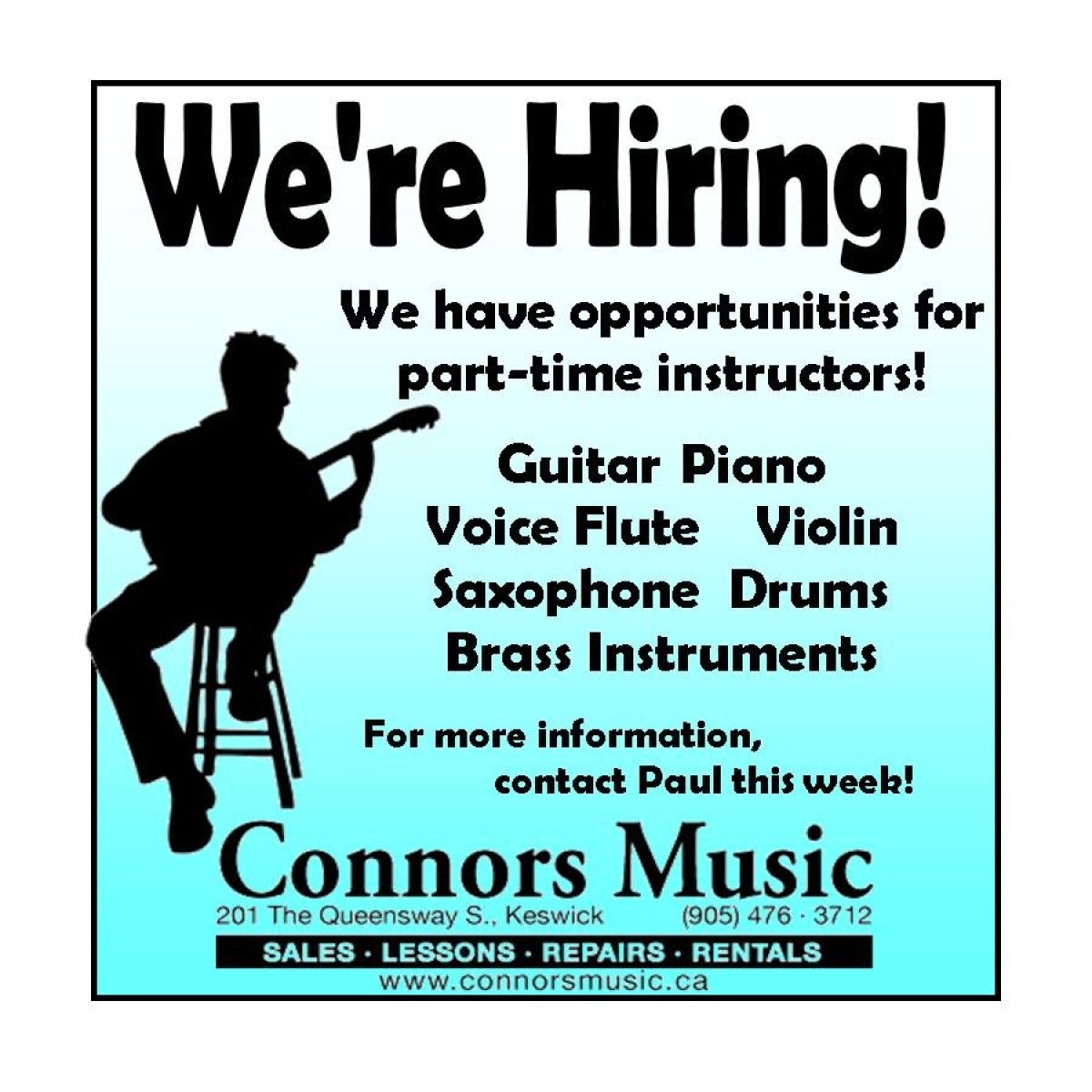 Connors Music | Home | Keswick, ON