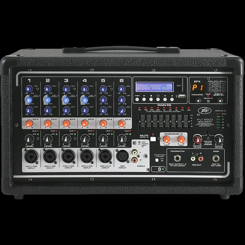 Peavey PVi 6500 6-channel 400W Powered Mixer - 014367611205