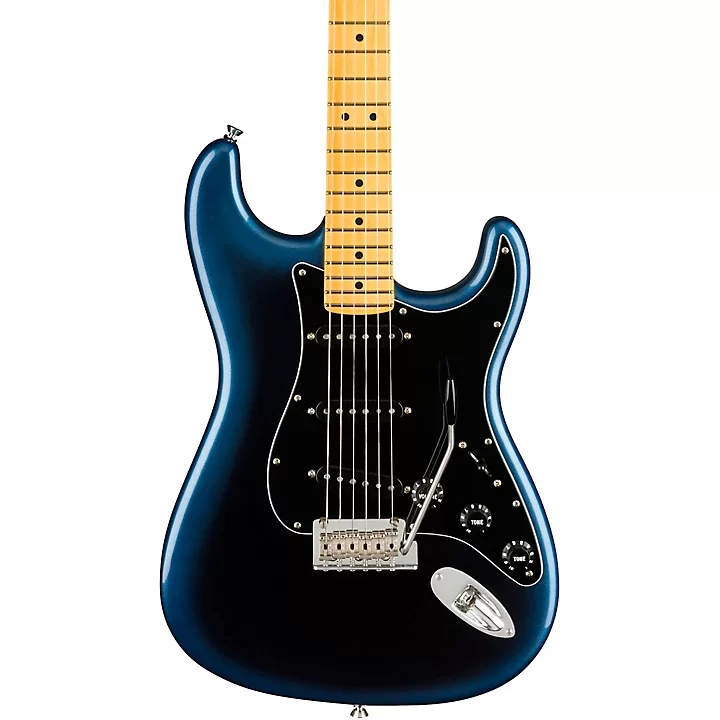 Fender American Pro II Stratocaster Electric Guitar - Dark Night ...