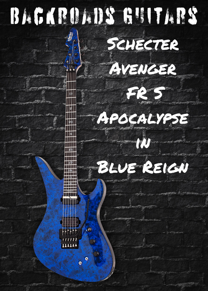 Schecter Avenger FR S Apocalypse in Blue Reign - 815447029886