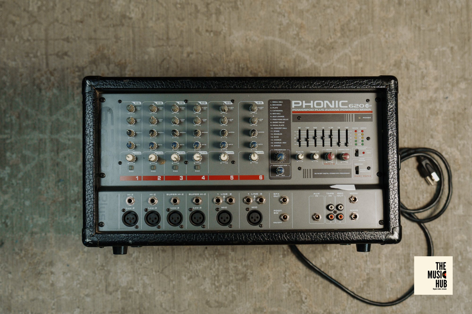 Phonic Powerpod 620 200W 6-Channel Powered Mixer - 57875457854