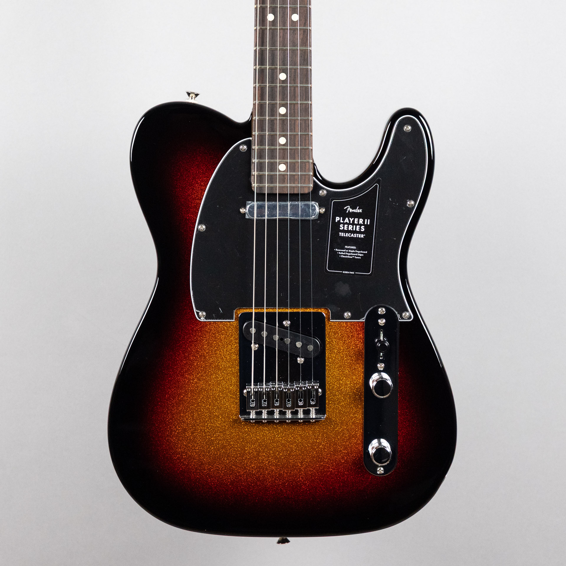 Fender Limited Edition Player II Telecaster, Sparkle 3-Color Sunburst ...