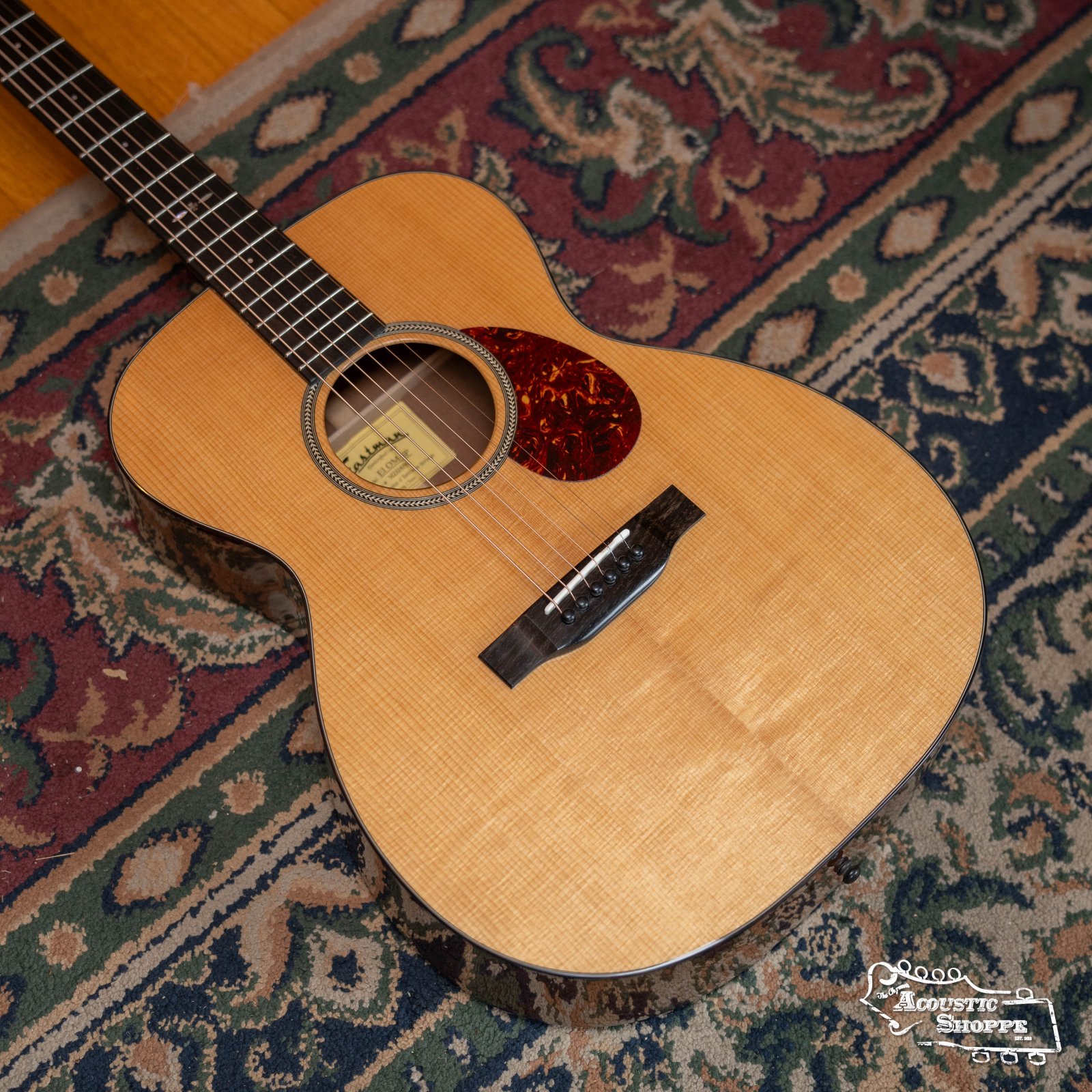 Eastman E1OM-Special Thermo-Cured Sitka/Quilted Sapele Orchestra Model ...