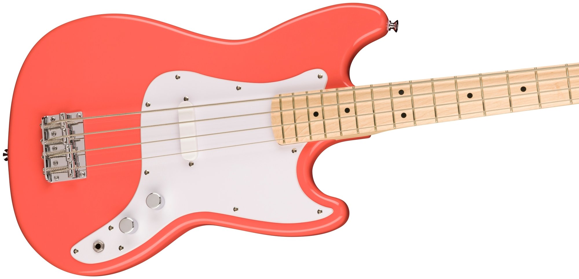Squier Sonic Bronco Bass - Tahitian Coral - 717669816384