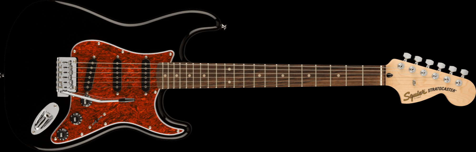Fender FSR Affinity Stratocaster - Black - Laurel Fingerboard ...