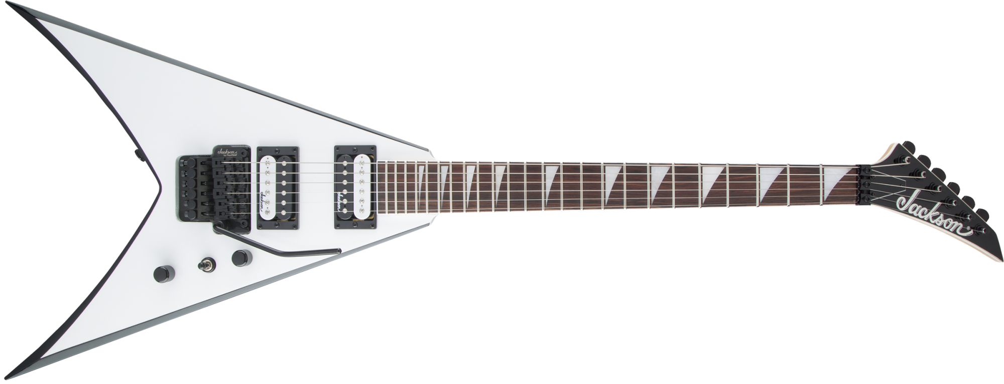 Jackson Js Series King V™ Js32 Amaranth Fingerboard White With Black Bevels 885978976935